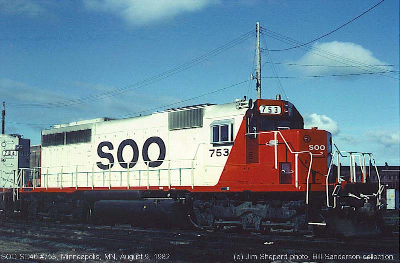 SD40 753